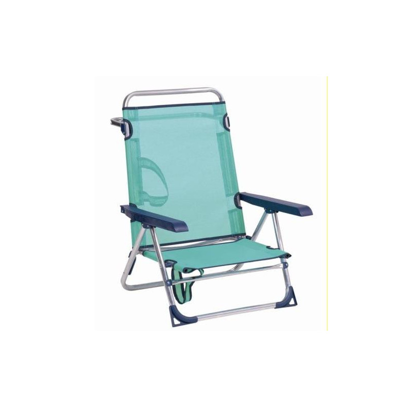 SILLA PLAYA FIBRELINE CON ASA ALUMINIO 606ALF-30